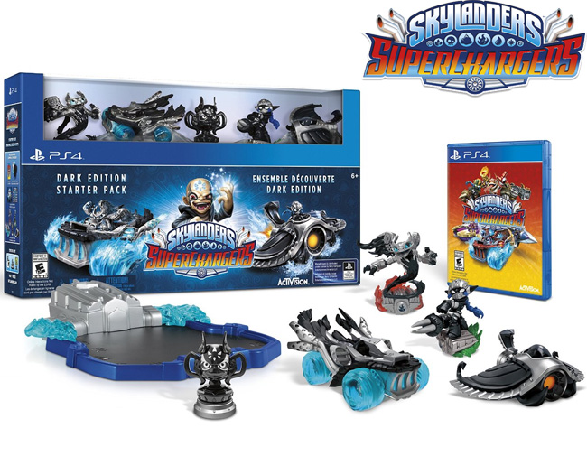Skylanders SuperChargers PS4 Dark Edition Starter Pack 87565EG