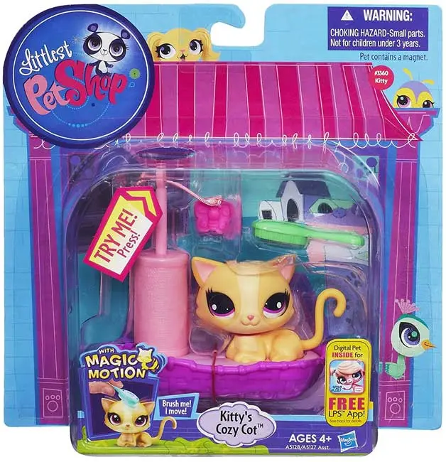 Hasbro Littlest Pet Shop Magic Motion figura Mačka A5127