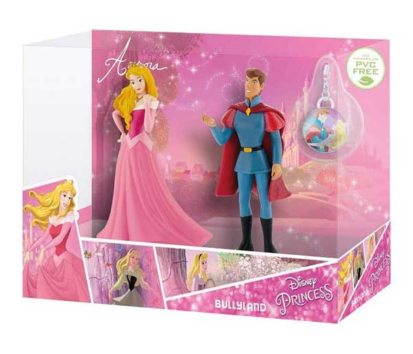 Bullyland Disney Figurice Aurora, Princ Filip i Privezak 13423