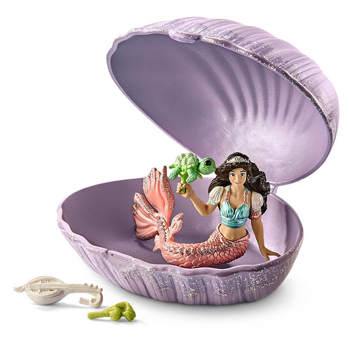 Schleich Figura Bayala - Sirena sa kornjačom u školjci 70562