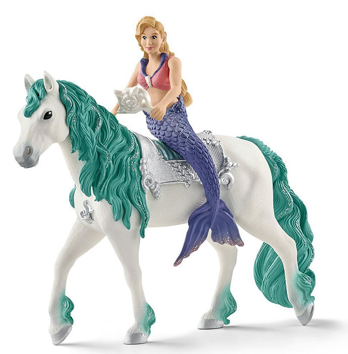 Schleich Figurice Bayala - Sirena Gabriella na konju 70558