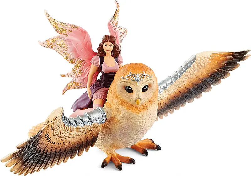 Schleich Bayala figurice - Vila leti na čarobnoj sovi 70713