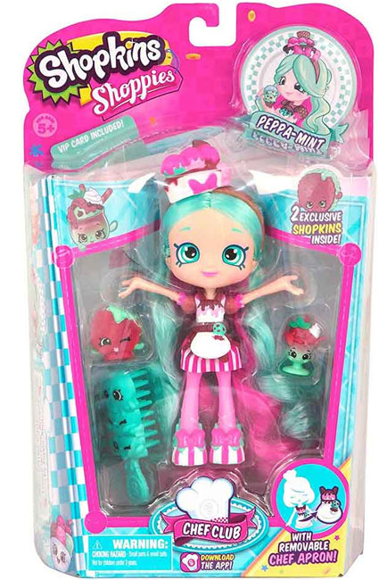 Shopkins Lutka Šef kuhinje Peppa Mint ME56188