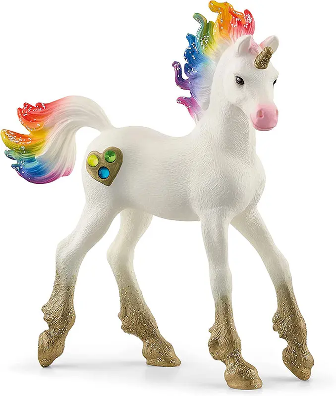 Schleich Bayala figurice - Jednorog ljubavne duge - ždrebe 70727