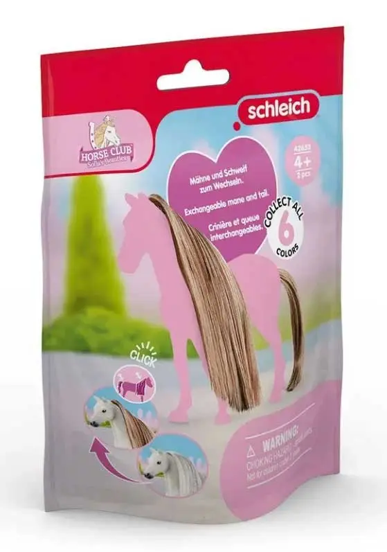 Schleich® Horse Club figure - Konji za ulepšavanje - Zlatno smeđa griva i rep za konja 42653