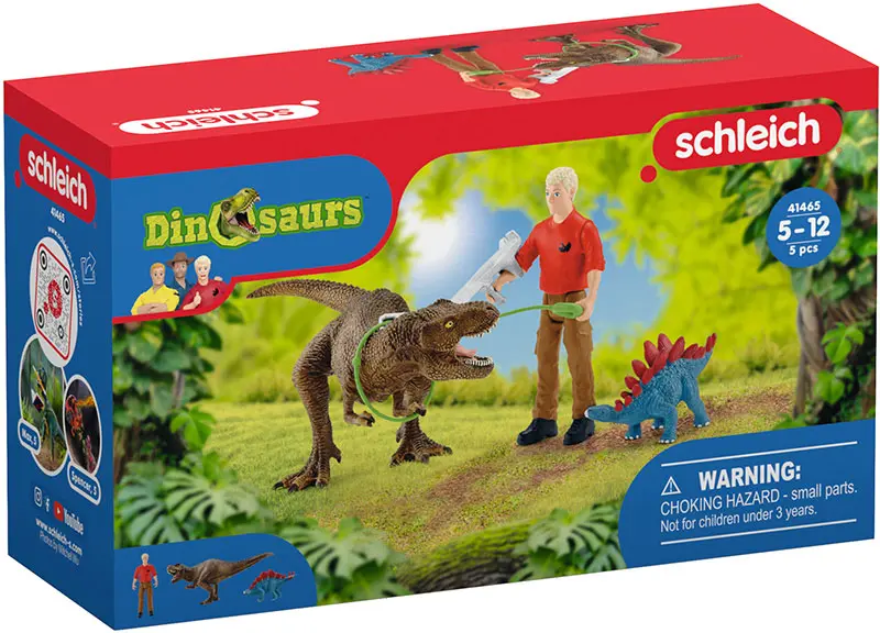 Schleich figure Dinosaurusi - Napad T-Rexa 41465