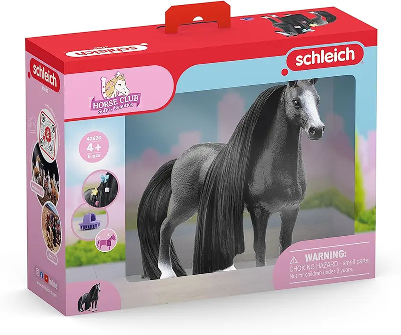 Schleich® Horse Club figura - Konji za ulepšavanje - Crna kvarter kobila 42620