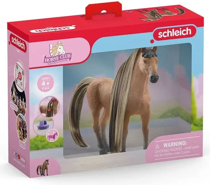Schleich® Horse Club figura - Konji za ulepšavanje - Akhal teke pastuv 42621