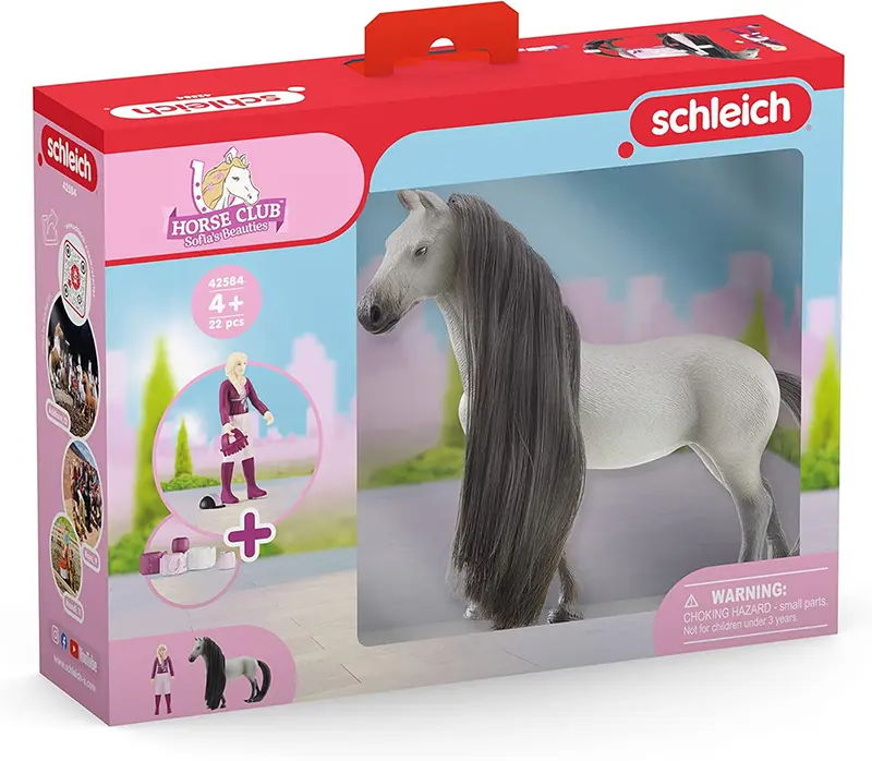 Schleich® Horse Club figura - Konji za ulepšavanje - Sofija i kobila Dasty 42584