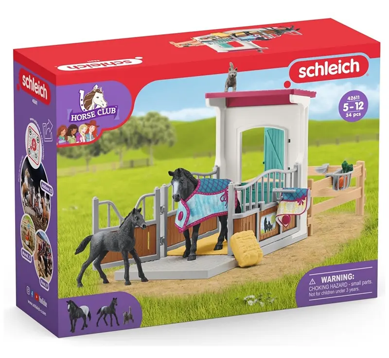 Schleich® Horse Club figure - Boks za konje sa konjima 42611