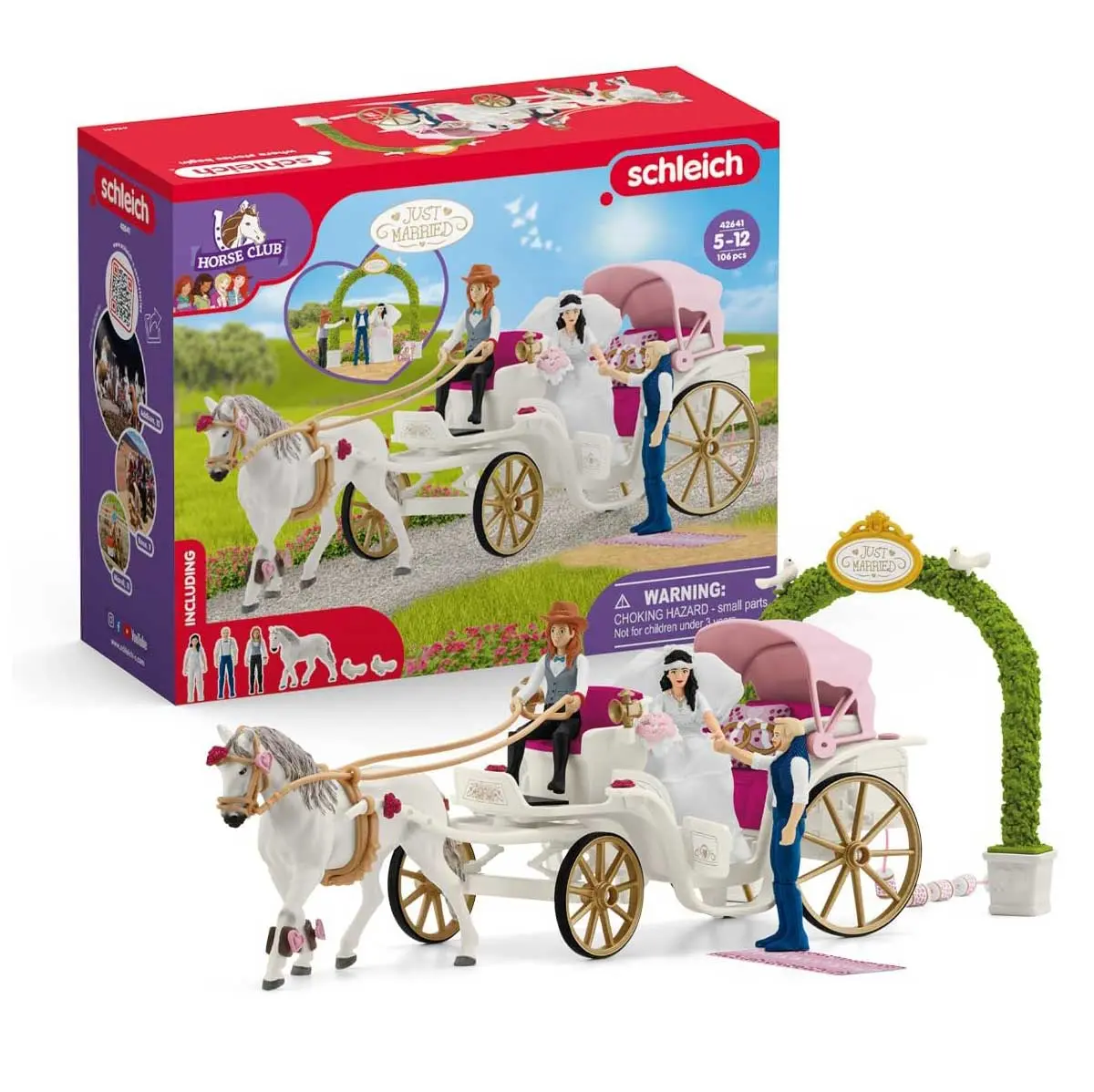 Schleich® Horse Club figure Svadbena kočija 42641