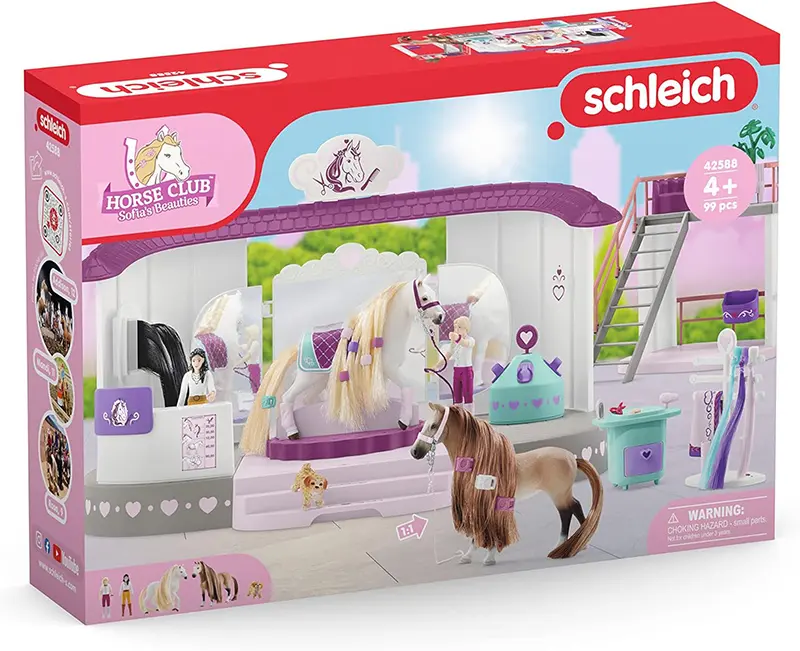 Schleich® Horse Club figurice - Salon za ulepšavanje konja 42588