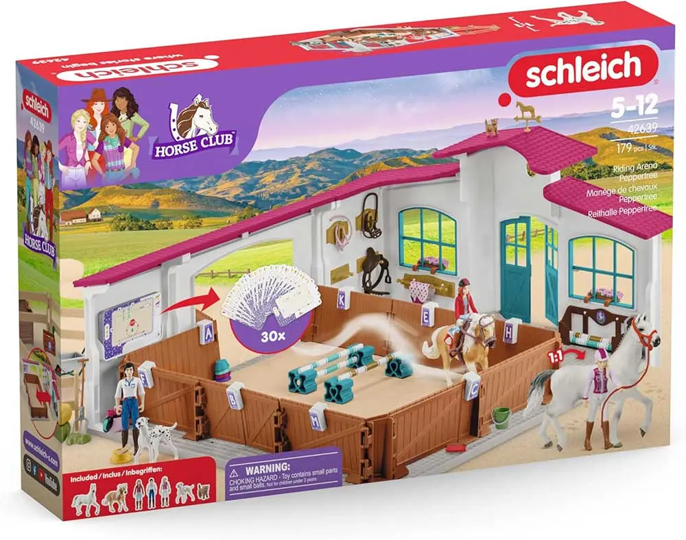 Schleich® Horse Club Figure Arena za jahanje sa konjima Peppertree 42639
