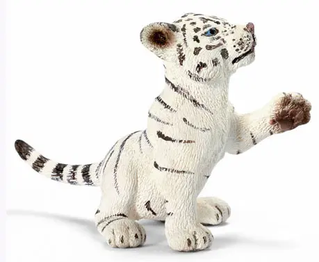 Schleich Divlje Životinje - Mladunče belog tigra, igra se 14385