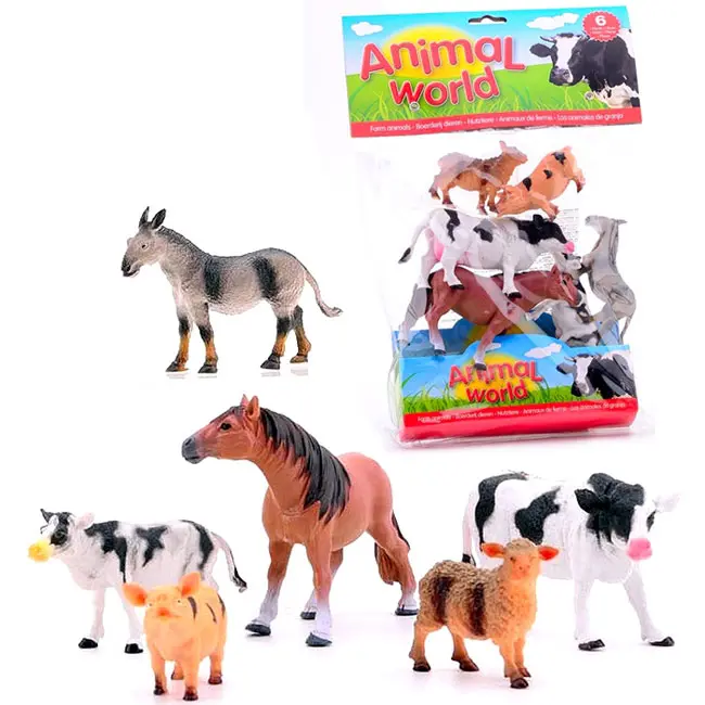 Domaće životinje Figurice 6kom. Animal World 26779
