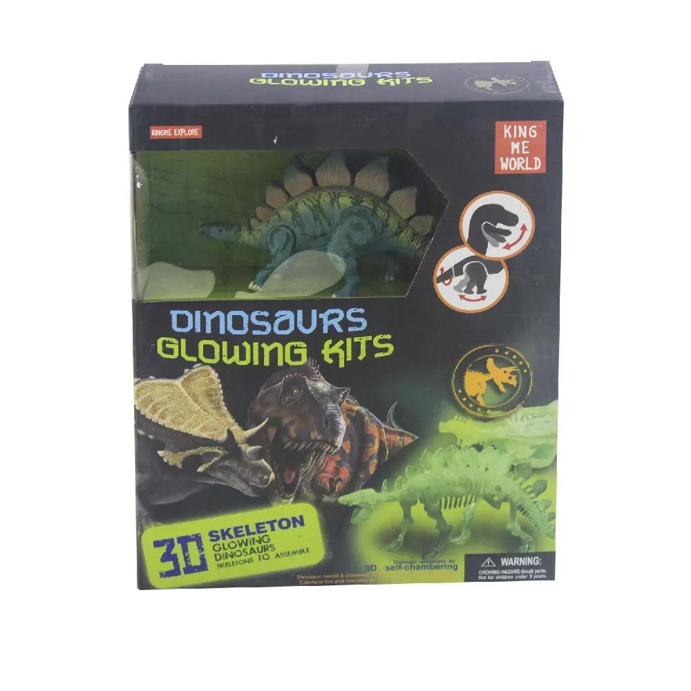 BEST LUCK Set 3D svetleći dinosaurus STEGOSAURUS BE699808