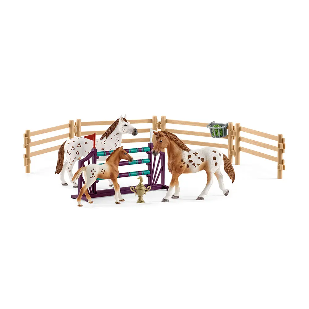 Schleich Figure - Turnirski trening sa apaluza konjima 42433