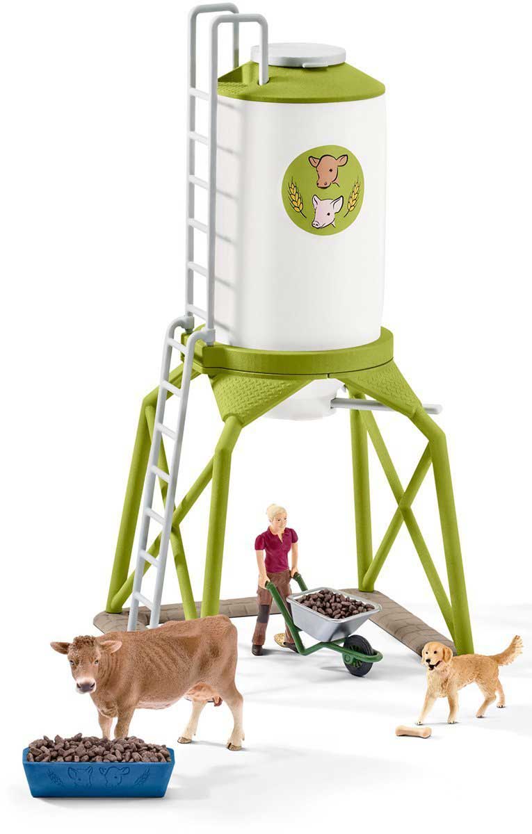 Schleich Figurice Domaće životinje - Silos za hranu i životinje 41429