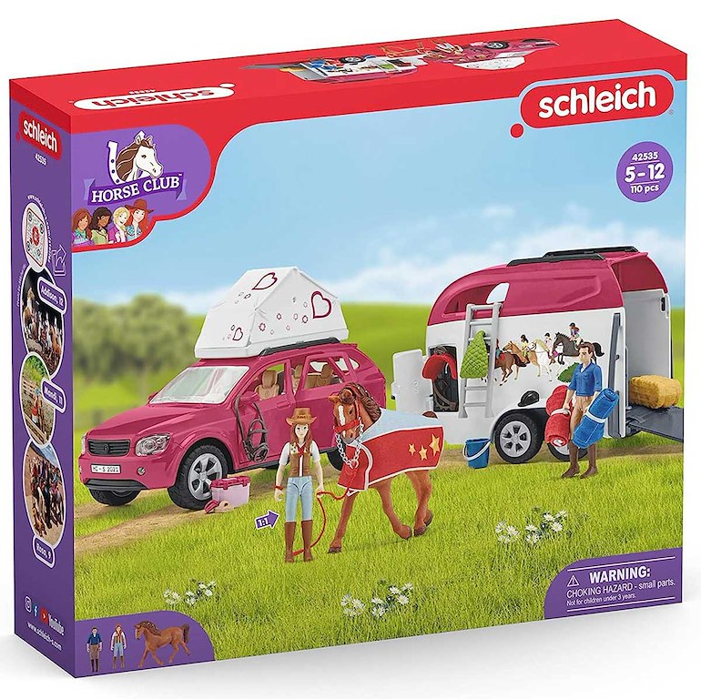 Schleich® Horse Club figure Auto i prikolica za konje 42535