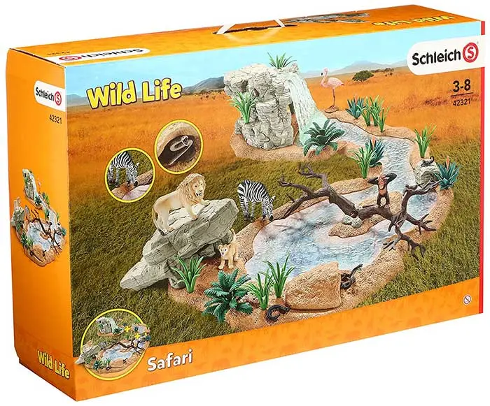 Schleich Figure Divlje životinje - Pojilište u divljini 42321