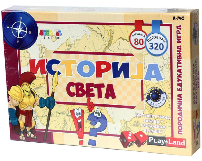Play Land Edukativna društvena igra Istorija sveta PL740