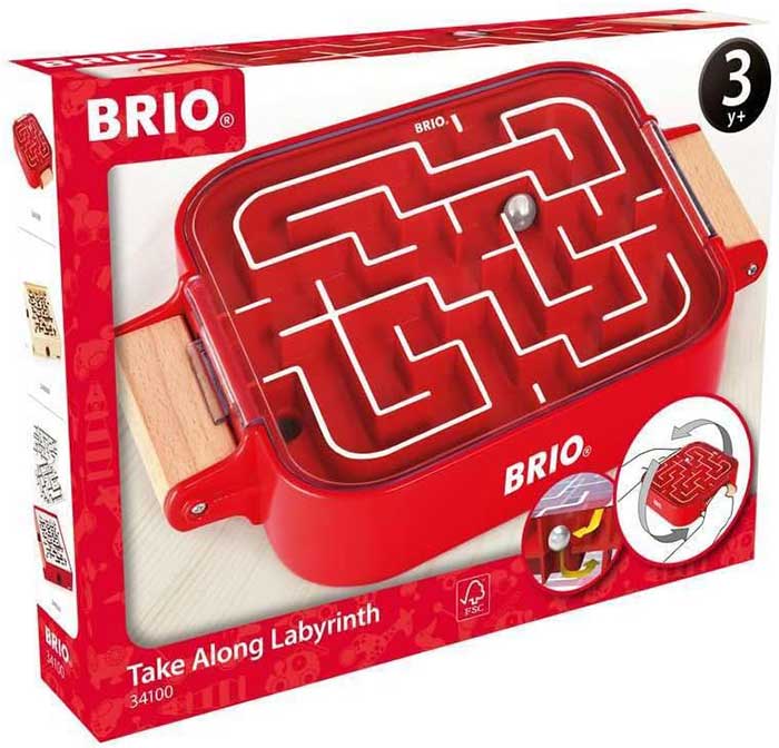 BRIO Igra spretnosti Lavirint za poneti 34100