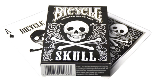 Bicycle Skull Špil karata za igranje 0575