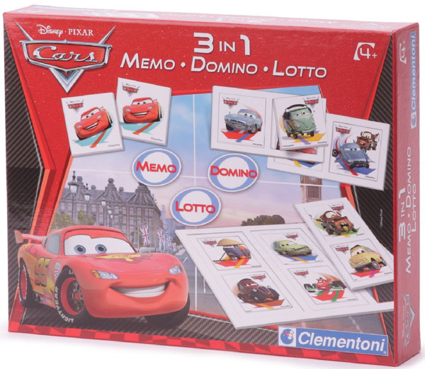 Disney Cars 3 u 1 društvena igra 22617