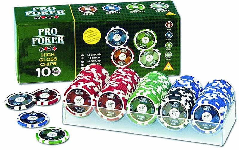 Piatnik Pro Poker Set - 100 Žetona 07-790591
