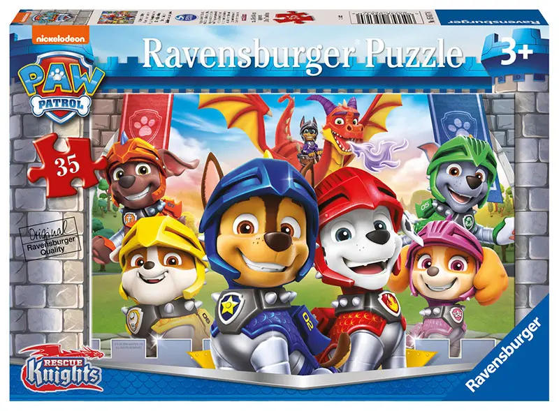 Patrolne šape Vitezovi Puzzle slagalica 35 delova Ravensburger 05617