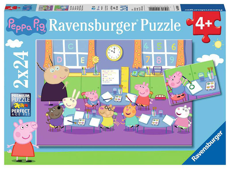 Pepa Prase Puzzle slagalice 2x24 dela Ravensburger 09099