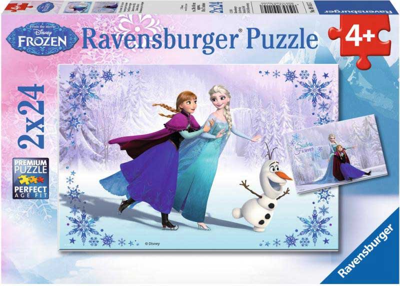 Ravensburger puzzle Dečije puzle - 2x24 - Disney - Frozen - Sisters Always 2x24 dela RA09115