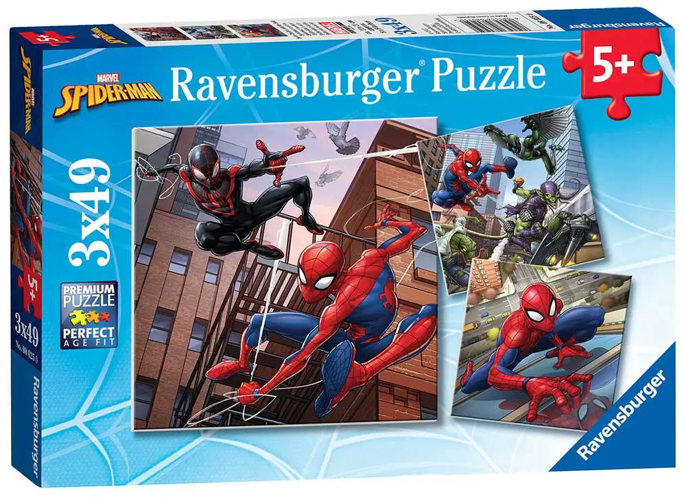 Ravensburger puzzle Dečije puzle - 3x49 - Marvel - Spider-man 3x49 delova RA08025
