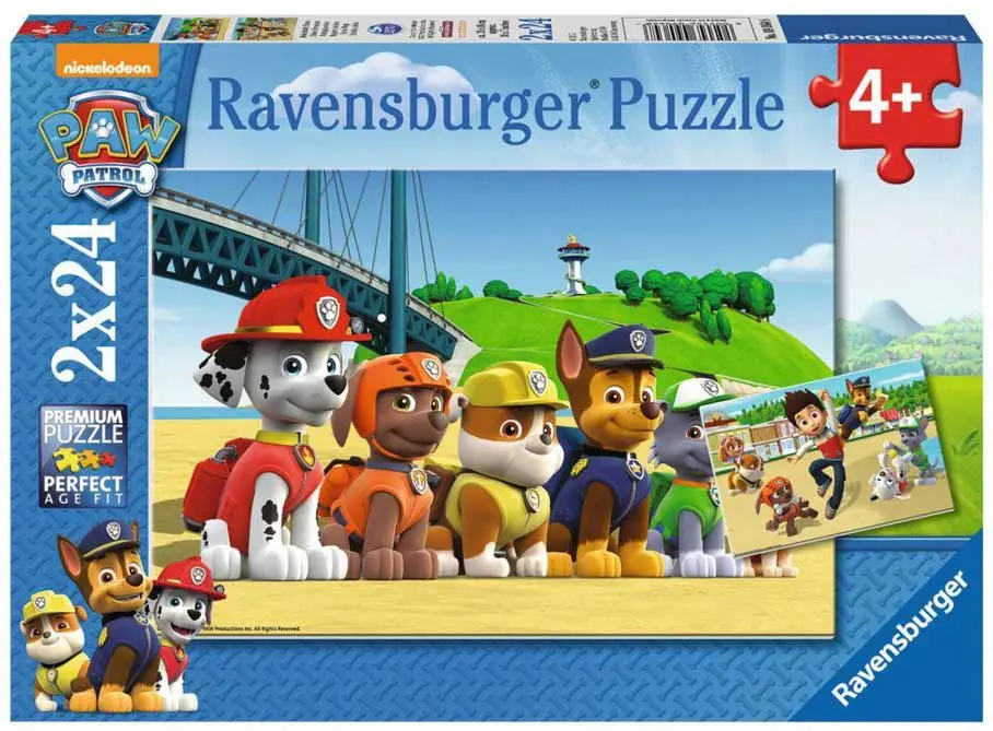 Ravensburger puzzle Dečije puzle - 2x24 - Paw Patrol - Heroic Dogs 2x24 dela RA09064