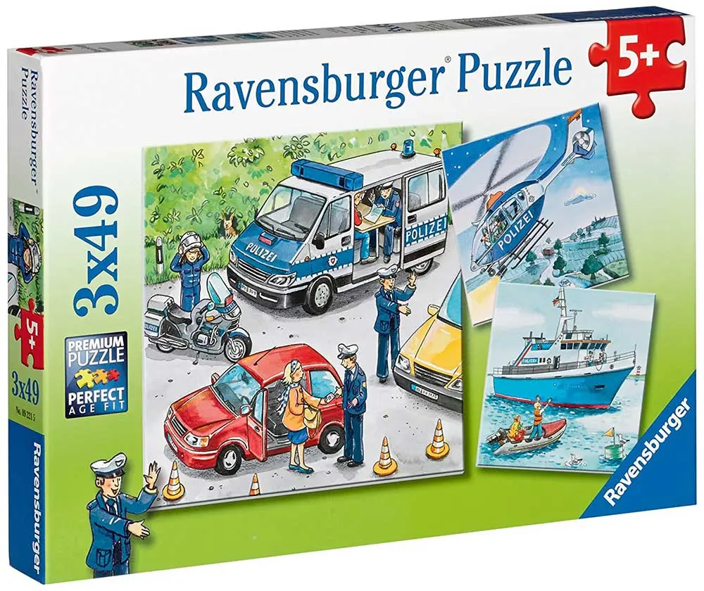 Ravensburger puzzle Dečije puzle - 3x49 - Police in Action 3x49 delova RA09221