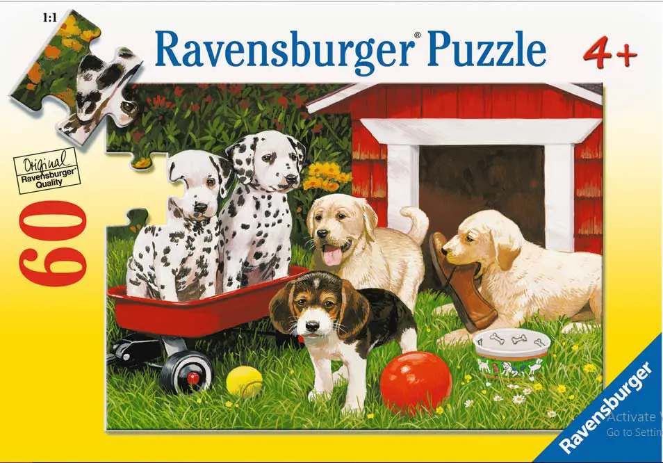 Ravensburger puzzle Dečije puzle - 60 - 1:1 - Životinje - Kučići - Puppy Party 60 delova RA09526