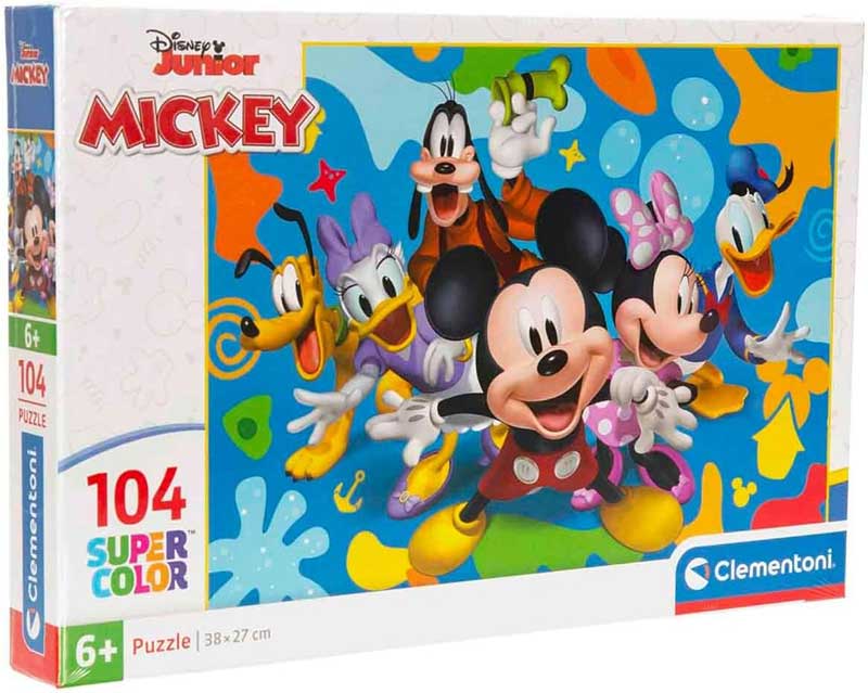 Puzzle slagalice za decu 104 dela Disney Mickey And Friends Clementoni 25053