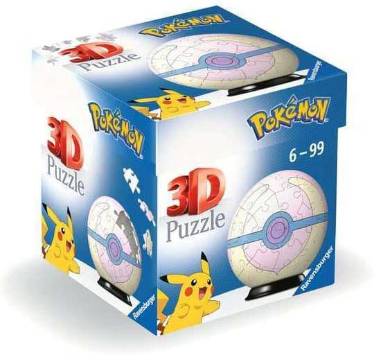3D Puzzle slagalica Poke lopta Heal Pokemon 54 dela Ravensburger 11582