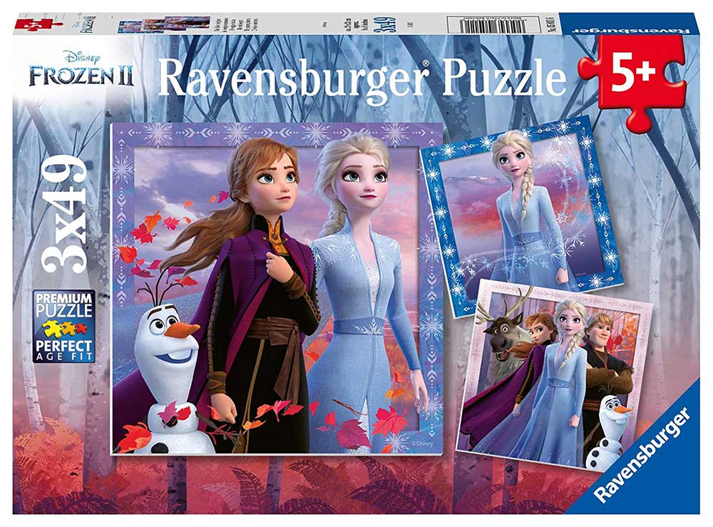 Puzzle 3x49 delova Disney Frozen II - Priča počinje Ravensburger 05011