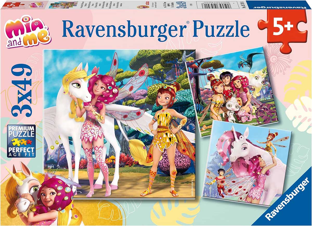 Puzle slagalice 3x49 delova Mia and Me Ravensburger 05701