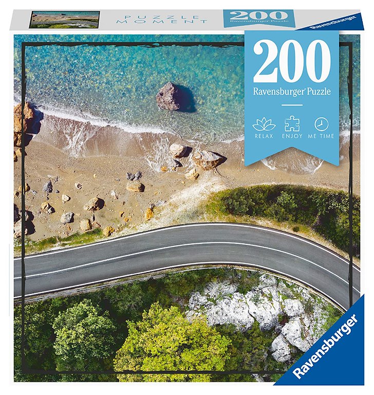 Ravensburger Slagalica Puzzle Moment 200 kom. Put pored mora 13306
