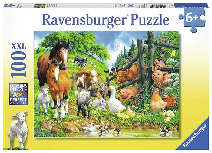 Ravensburger Puzle 100 delova - Domaće životinje 10689