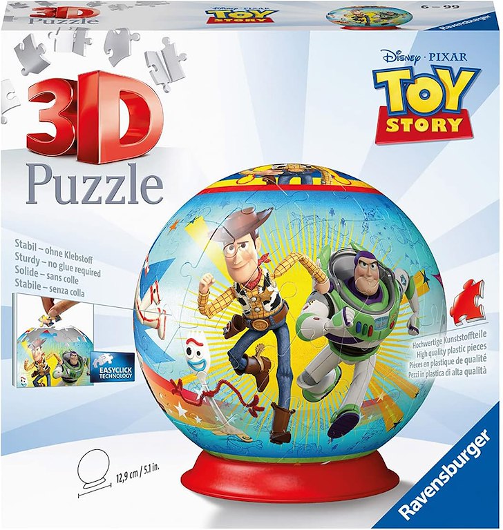 Ravensburger 3D Puzzle slagalica 72 dela Lopta Toy Story 11847