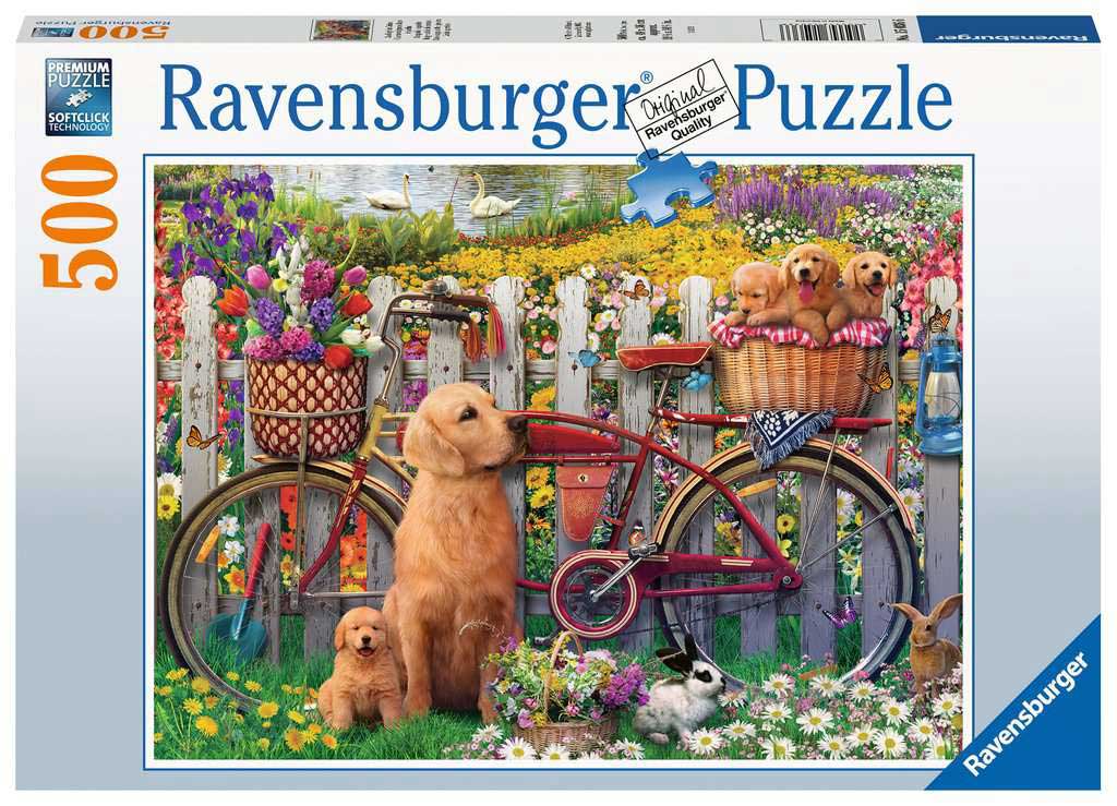 Puzzle 500 delova Kuce u bašti Ravensburger 15036