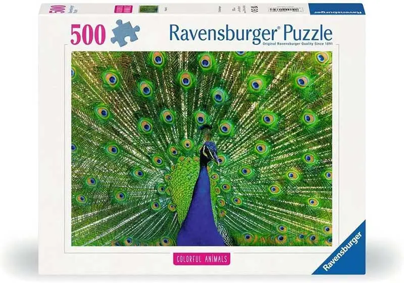 Puzzle slagalica 500 delova Paun Ravensburger 12001332