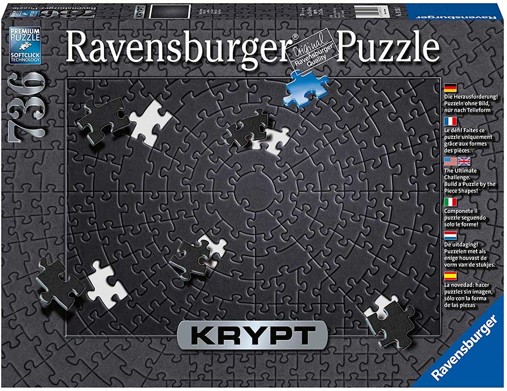 Puzzle Slagalica 736 Krypt Black Ravensburger