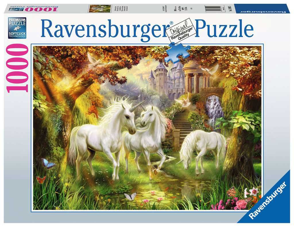 Puzzle Slagalica 1000 Jednorozi u šumi Ravensburger 15992