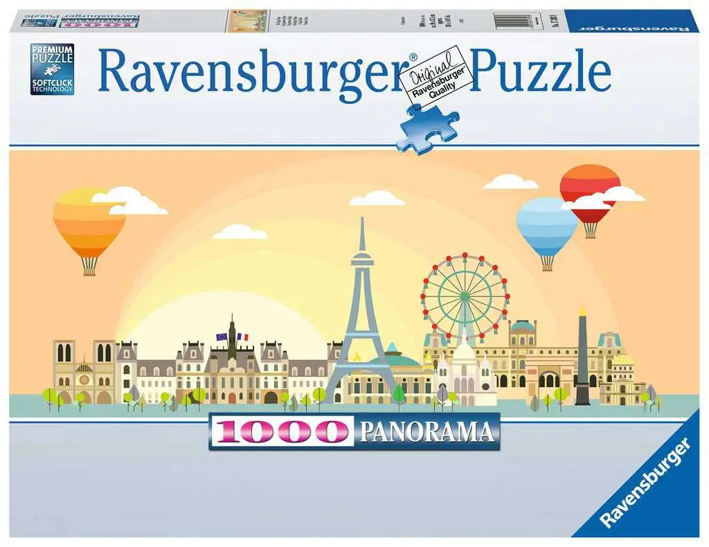Puzle 1000 delova Panorama Pariz Ravensburger 17393