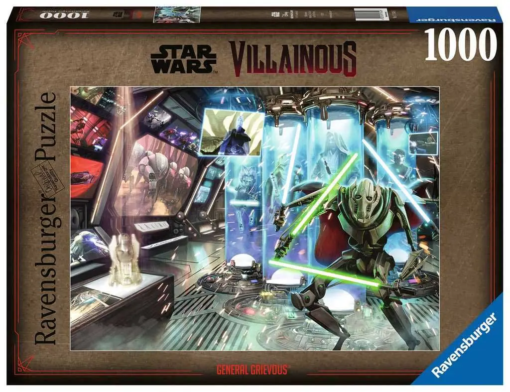 Puzzle slagalica 1000 delova General Grievous Star Wars Villainous Ravensburger 17342