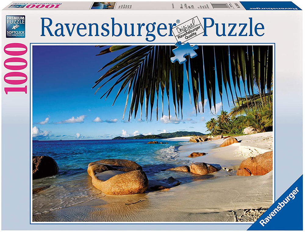 Ravensburger Puzzle 1000 delova - Iza palmi na Sejšelima 12000641